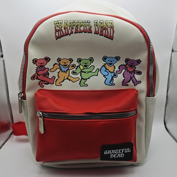 Bags | Grateful Dead Backpack Whitered Straps Dancing Bears Pattern ...